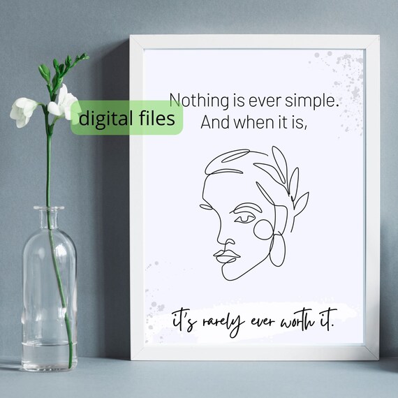 Digital Prints Prints inspired home decor quotes Kingdom of Flesh and ...