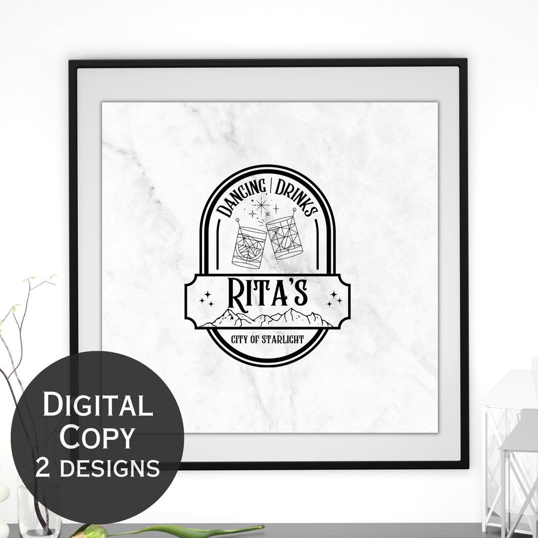 Ritas Sign | ACOTAR | Velaris Sign | Digital Art | Ritas Dancing and ...