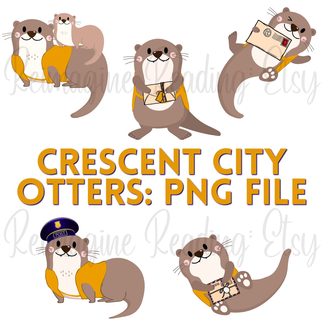 Crescent City Otters Digital Download | Crescent City Png | Otter Mail ...