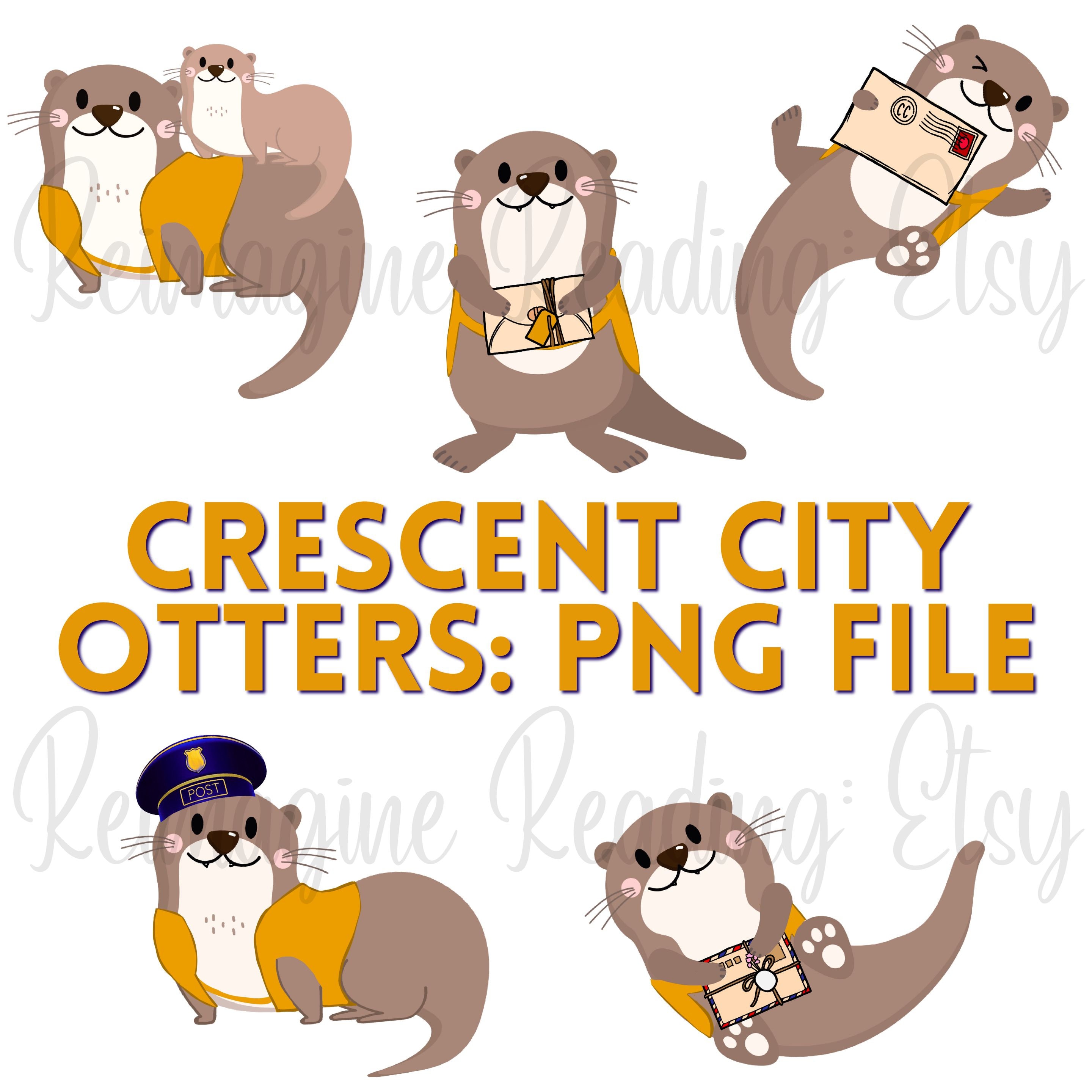 Crescent City Otters Digital Download | Crescent City Png | Otter Mail ...