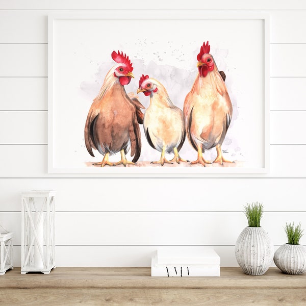 Chicken Poster - Etsy