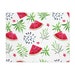 Watermelon Placemat, 1pc Fruit and Tropical Leaves Art, Floral and ...