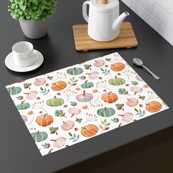 Pumpkin Placemat - Etsy