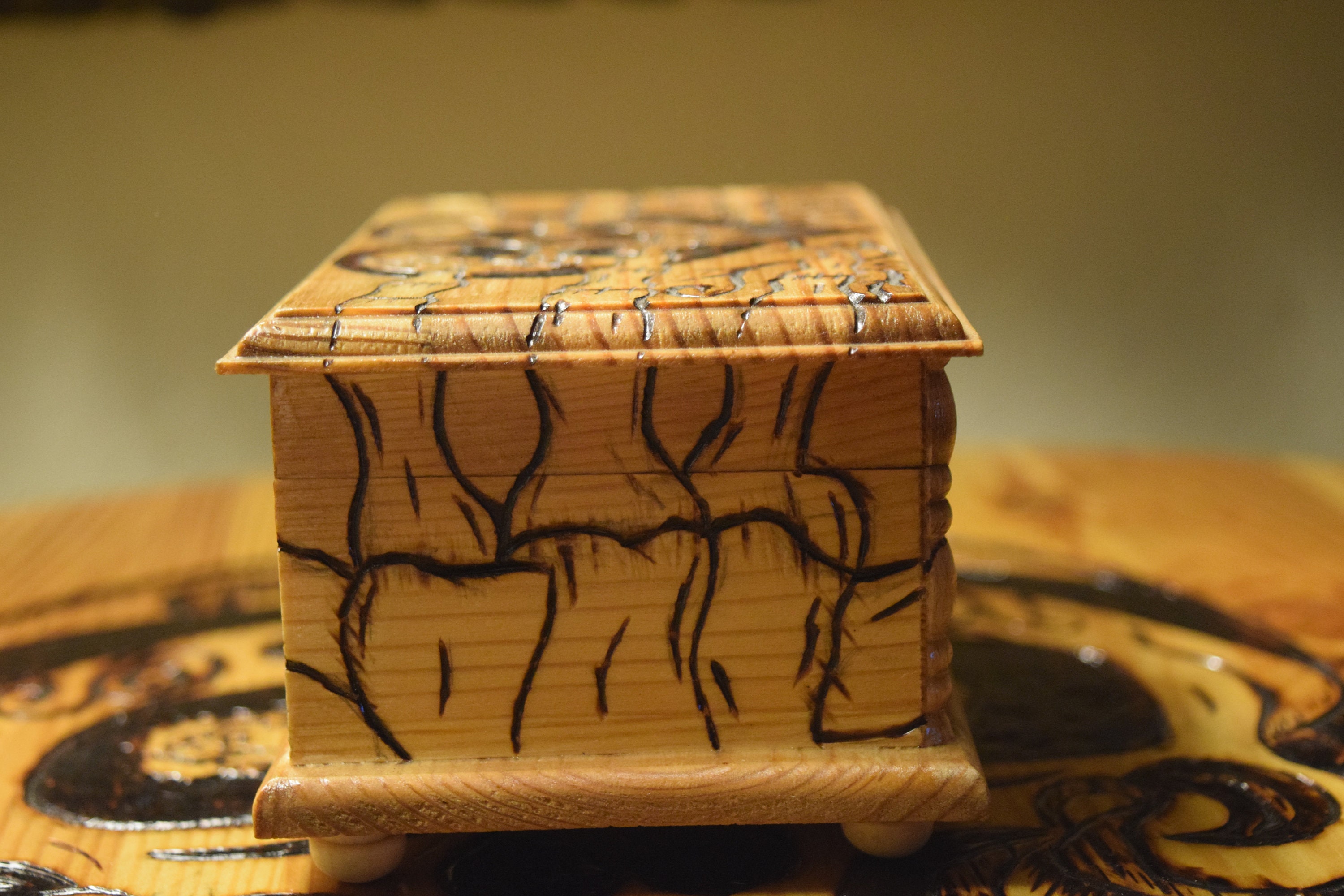 Davy Jones Music Box | Jewelry Music Box | Wood Music Box | Engraved ...