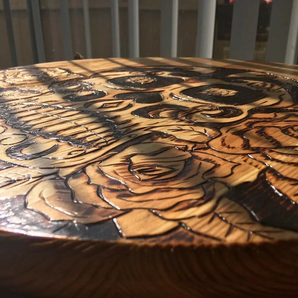 Wood Burn Table - Etsy