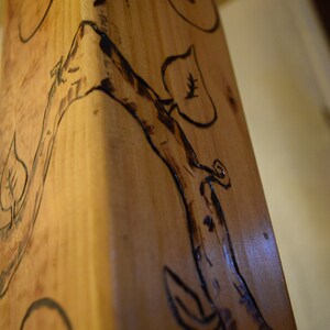 HANDMADE Wood Table | Accent Table | Custom Engraved Table | Wood ...