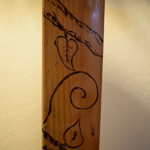 HANDMADE Wood Table | Accent Table | Custom Engraved Table | Wood ...