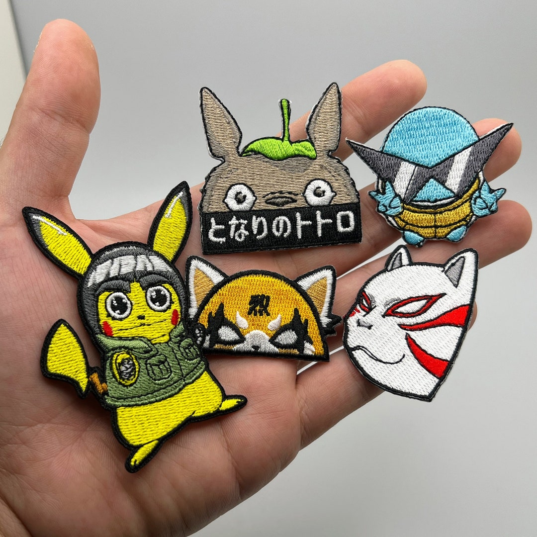 Embroidered Anime Iron-on Patches for Jacket, Shirt, Hat - Free ...