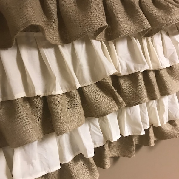 Ruffle Curtain - Etsy