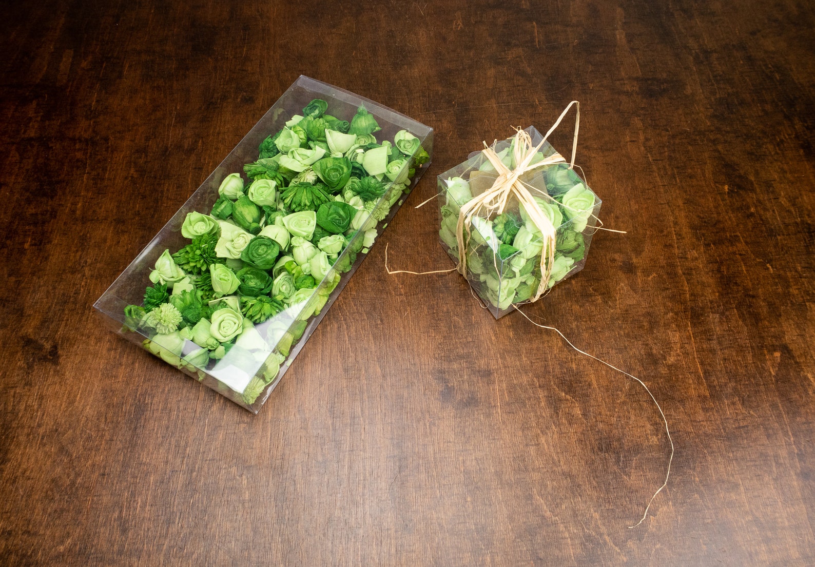 Potpourri Green Sola Flowers for Flower Girl Basket Eco - Etsy