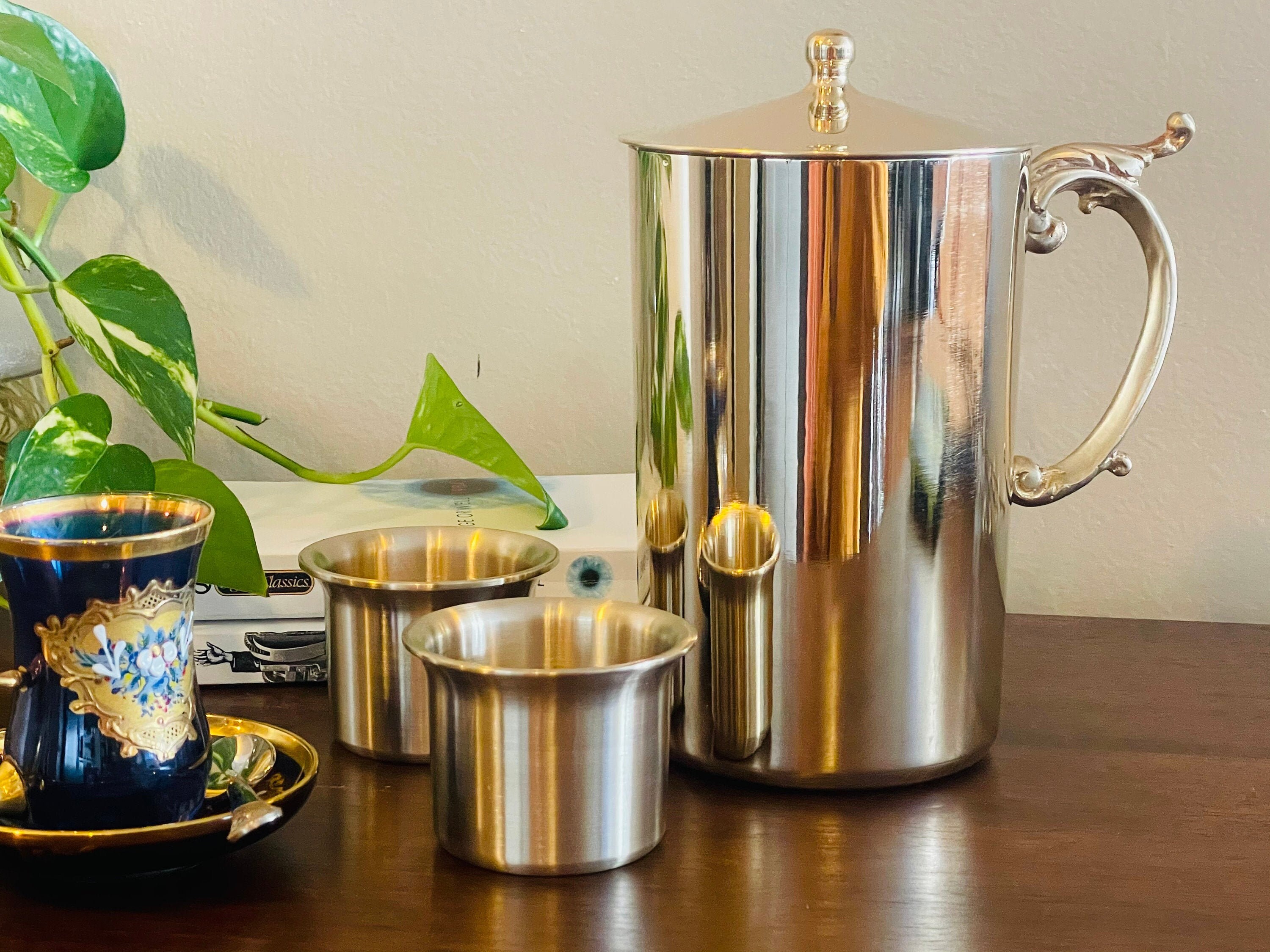 Handcrafted Pure Bronze (kansa) Pitcher – Ayurvedic Water Jug| Bronze ...