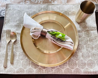 Pure Bronze kansa Ayurveda Dinner Set | Etsy