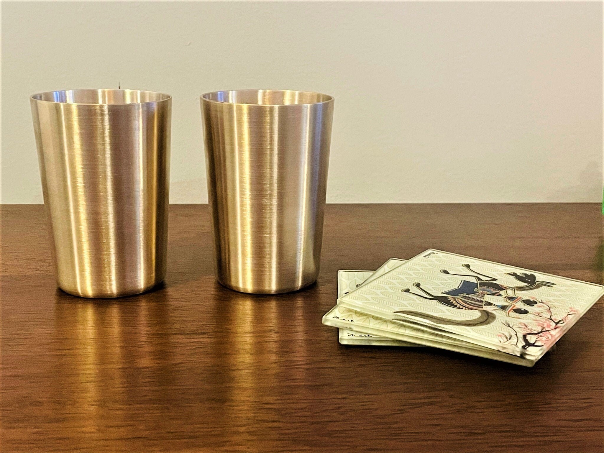 Bronze Cup (set of 2) - Etsy