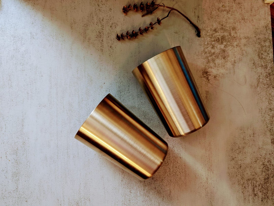 Bronze Cup (set of 2) - Etsy