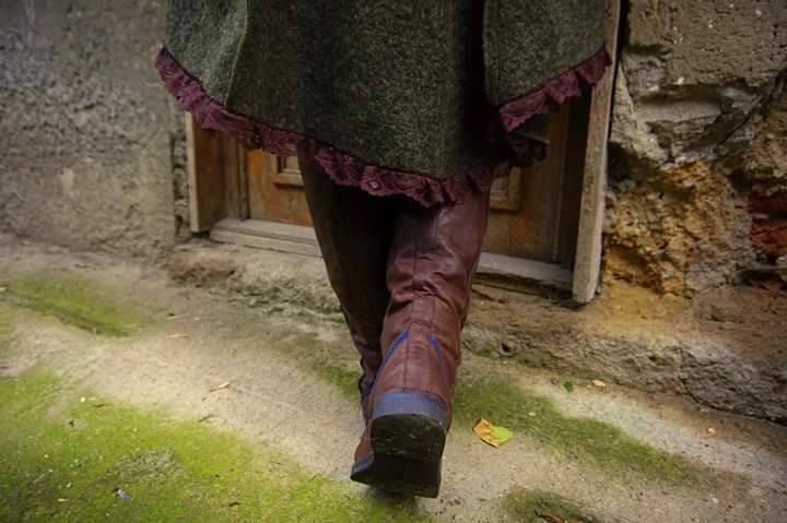 Winter Fairy/wool Jacket/boho Witch /custom Viking Leather/ Cold Times ...