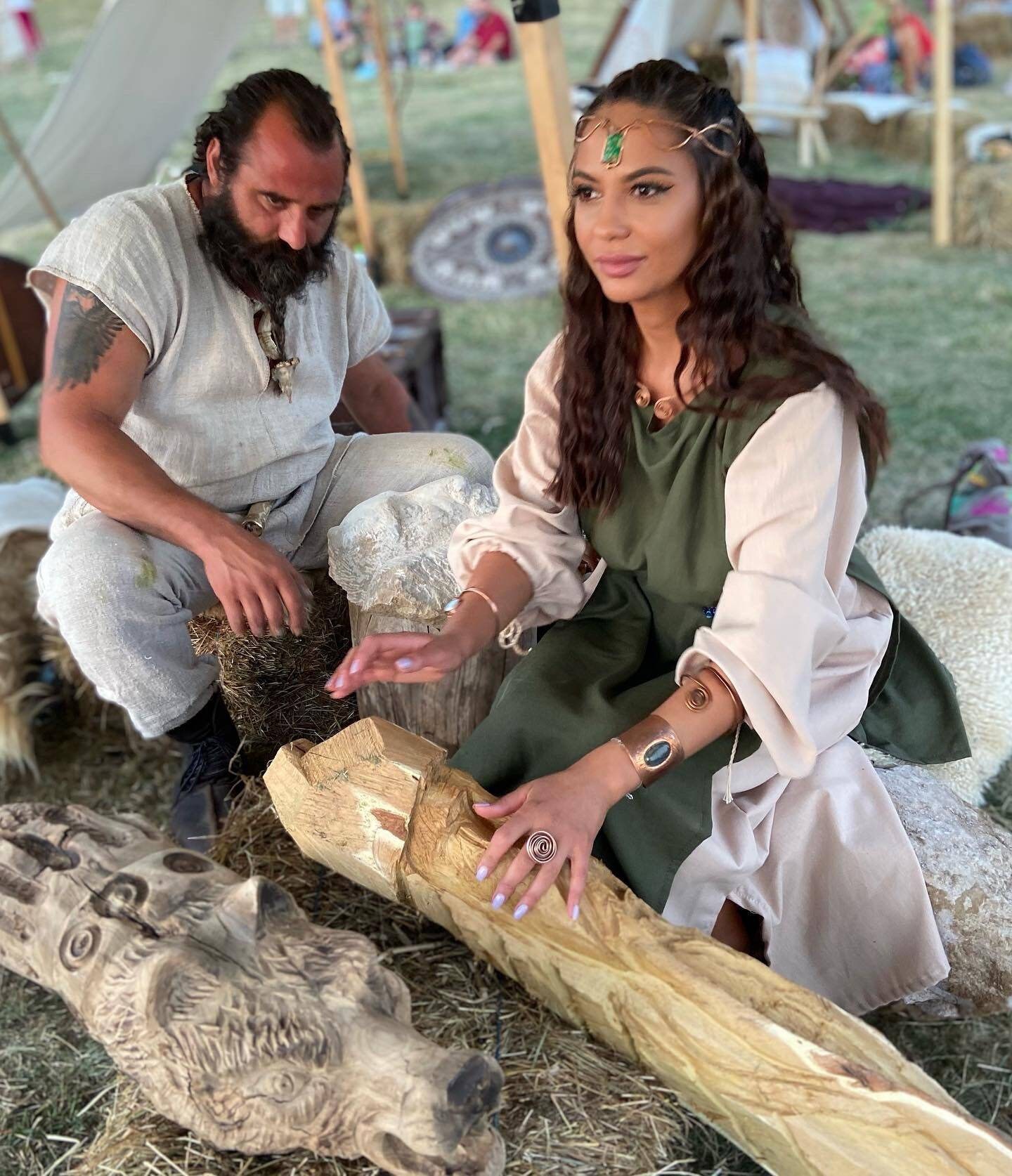 Pagan Ancient Medieval Linen Dress/dacian/viking/ritual /ethnic Witch ...