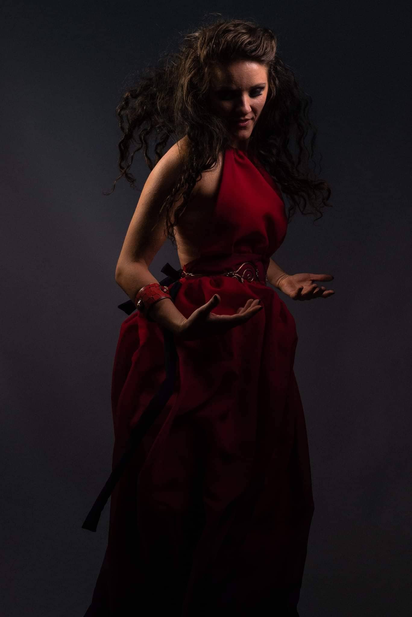 Melisandre Fire Dress/ Ancient Dress/ Goddess Passion /sensuality/ Veil ...