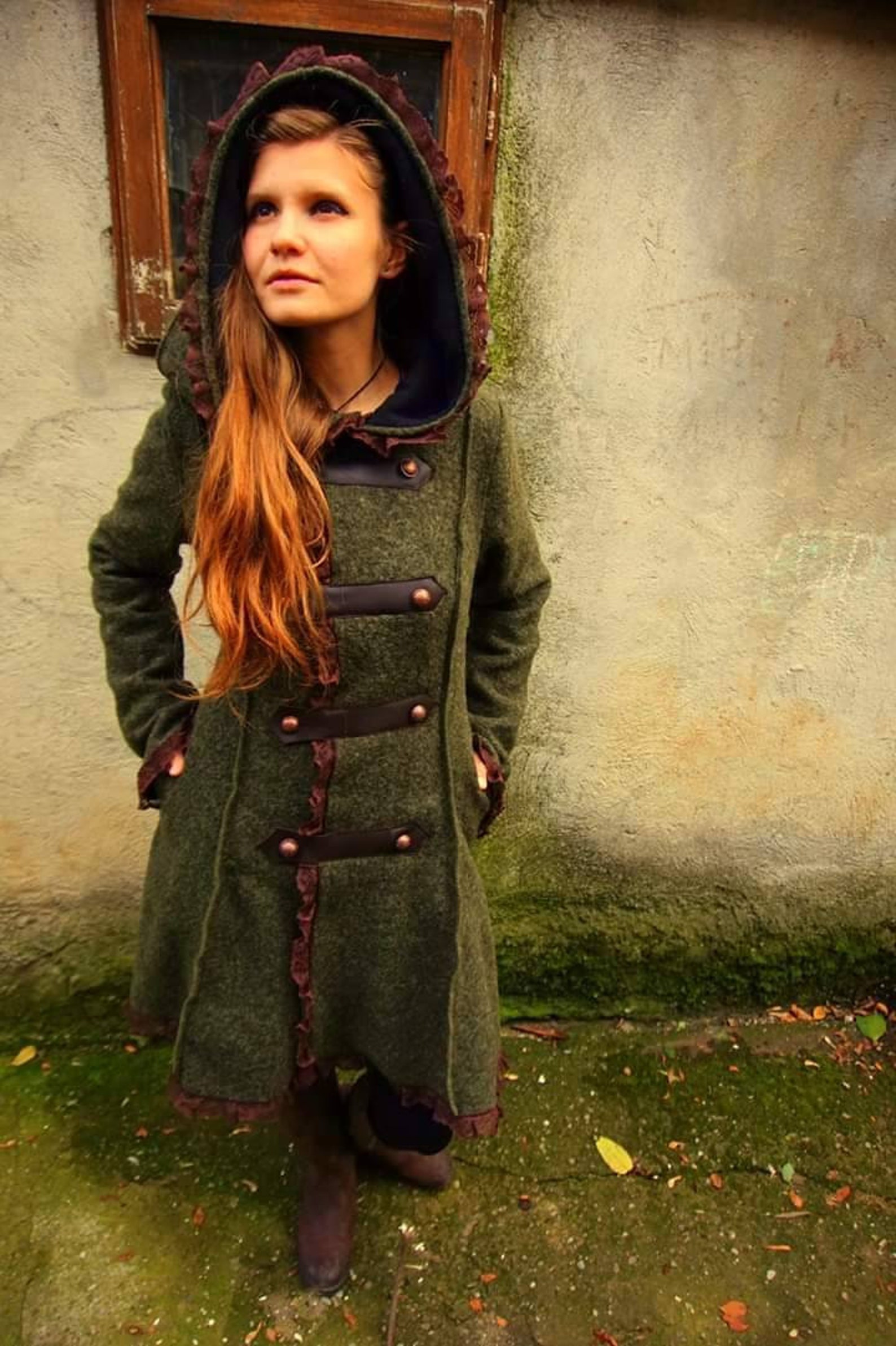 Winter Fairy/wool Jacket/boho Witch /custom Viking Leather/ - Etsy