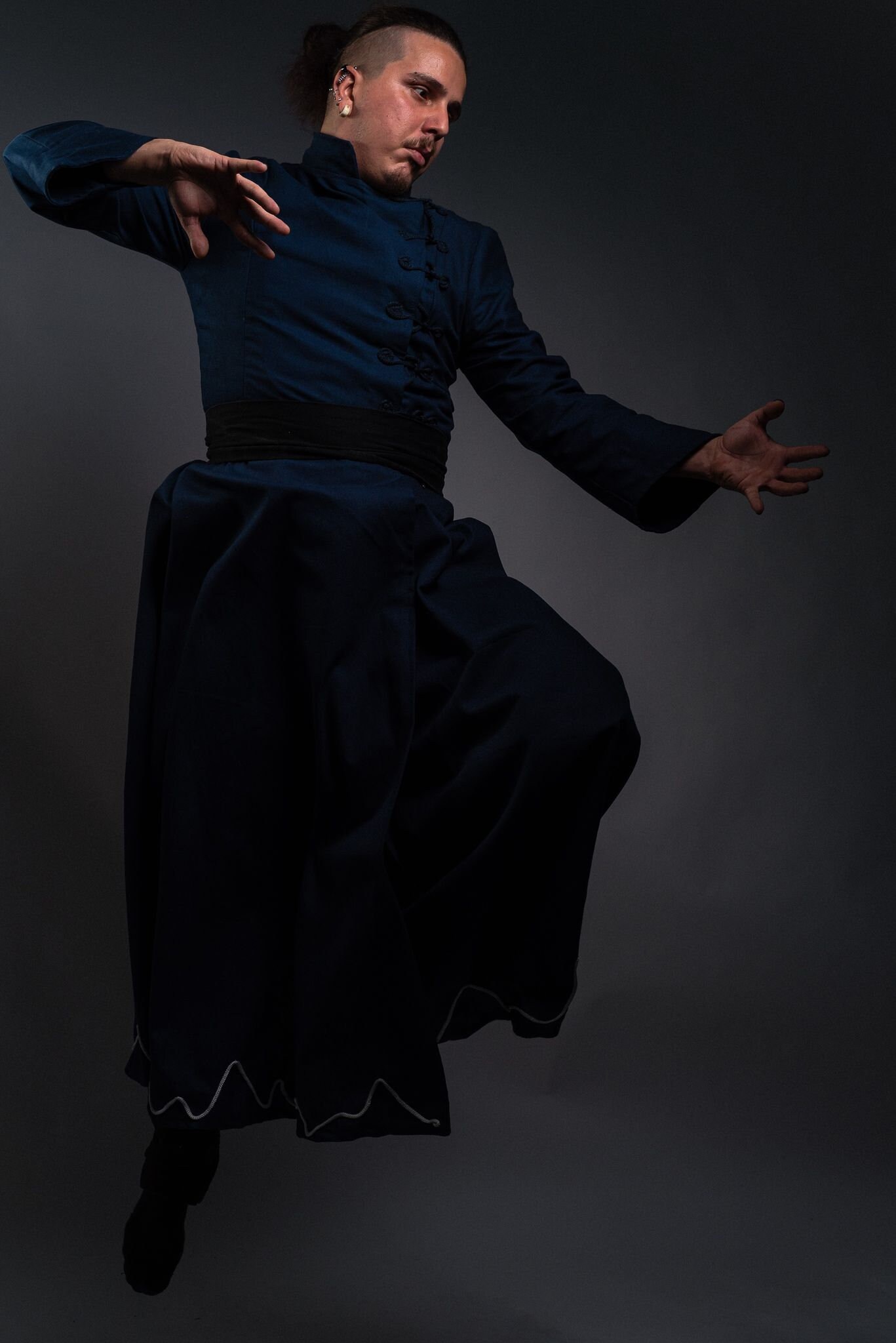 Waterbender Cosplay Costume/ Custom Outfit/ Blue Tunic/ Robe/ | Etsy