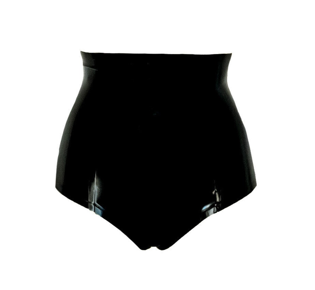 READY TO SHIP Latex Panties, High Waist Cheeky, Hot Pants, Control ...