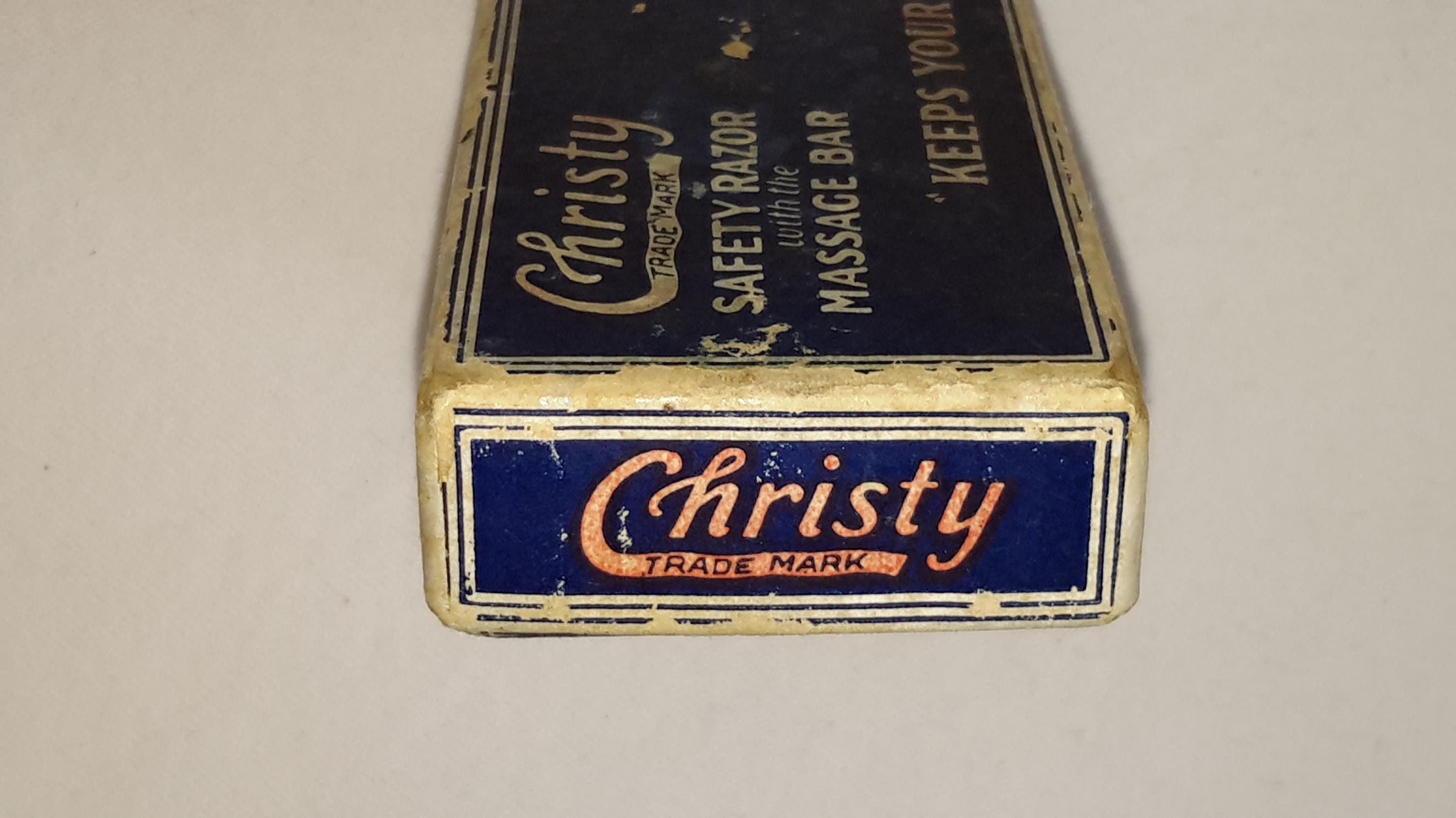 Vintage Christy Safety Razor Pilot Model With Box & 2 Blades - Etsy