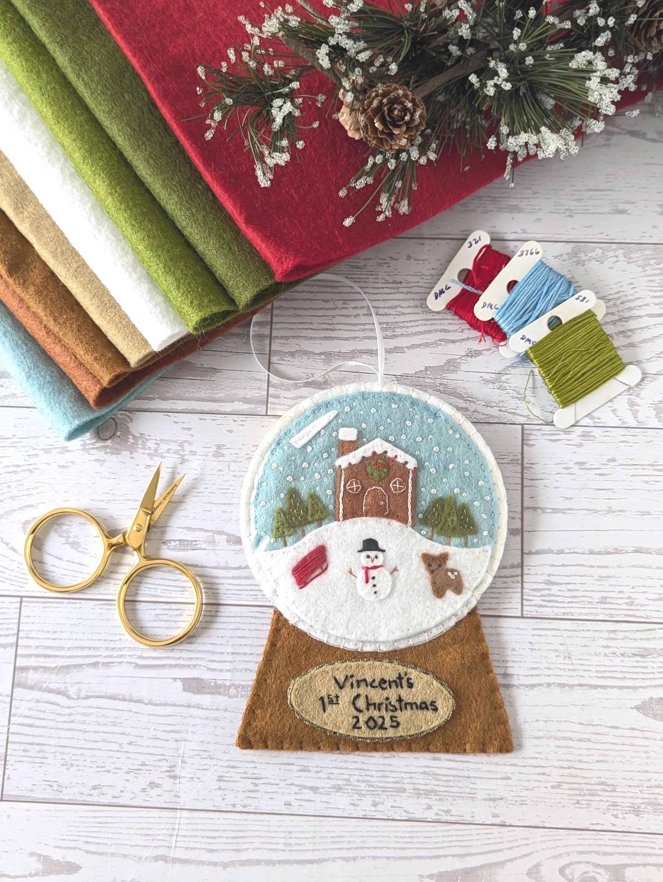 Snow Globe Ornament Pattern - Etsy