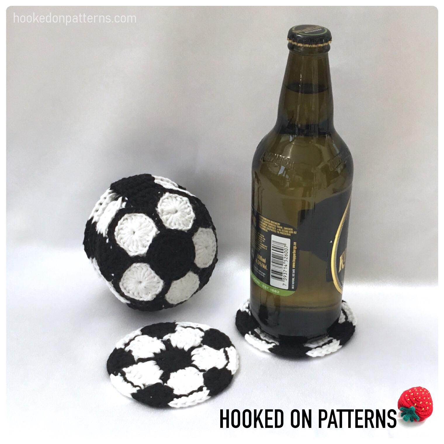 Football Coaster Set - Soccer - Crochet PDF Pattern - English ONLY - Etsy