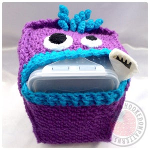 Lunch Monsters - Lunch Bag - Crochet PDF Pattern in ENGLISH ONLY - Etsy