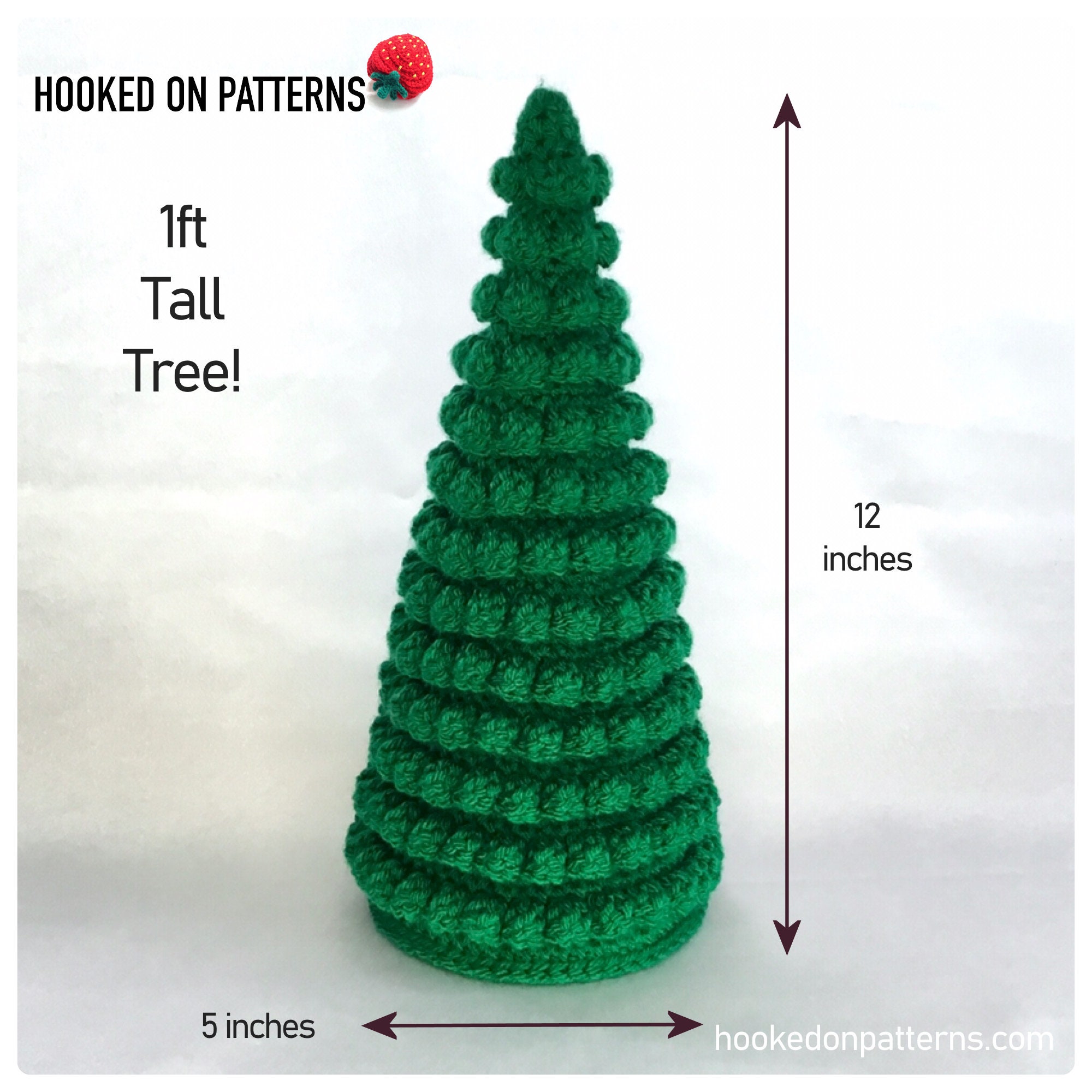 Mini Christmas Tree Crochet Pattern Tabletop Christmas Tree | Etsy UK