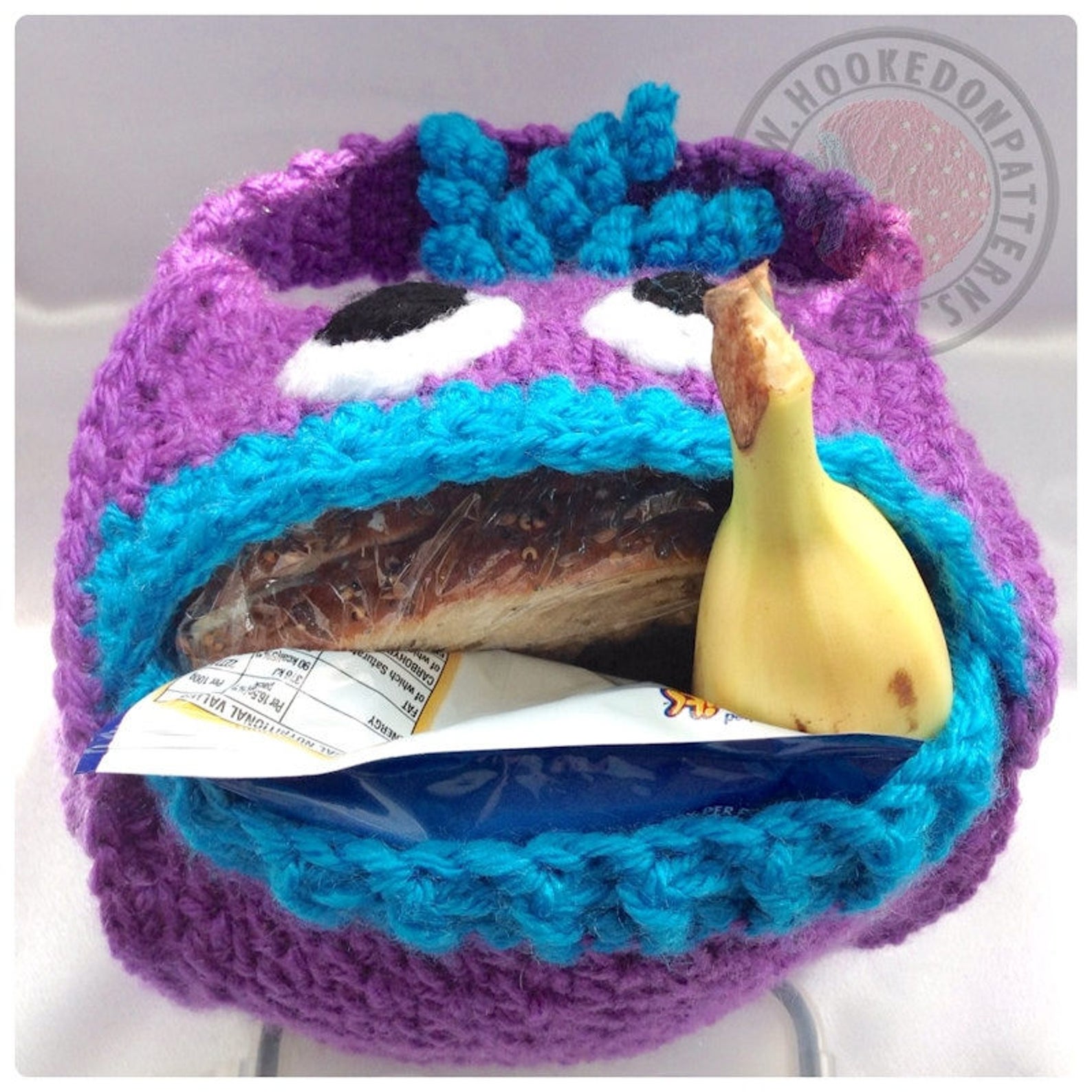 Lunch Monsters Lunch Bag Crochet PDF Pattern - Etsy
