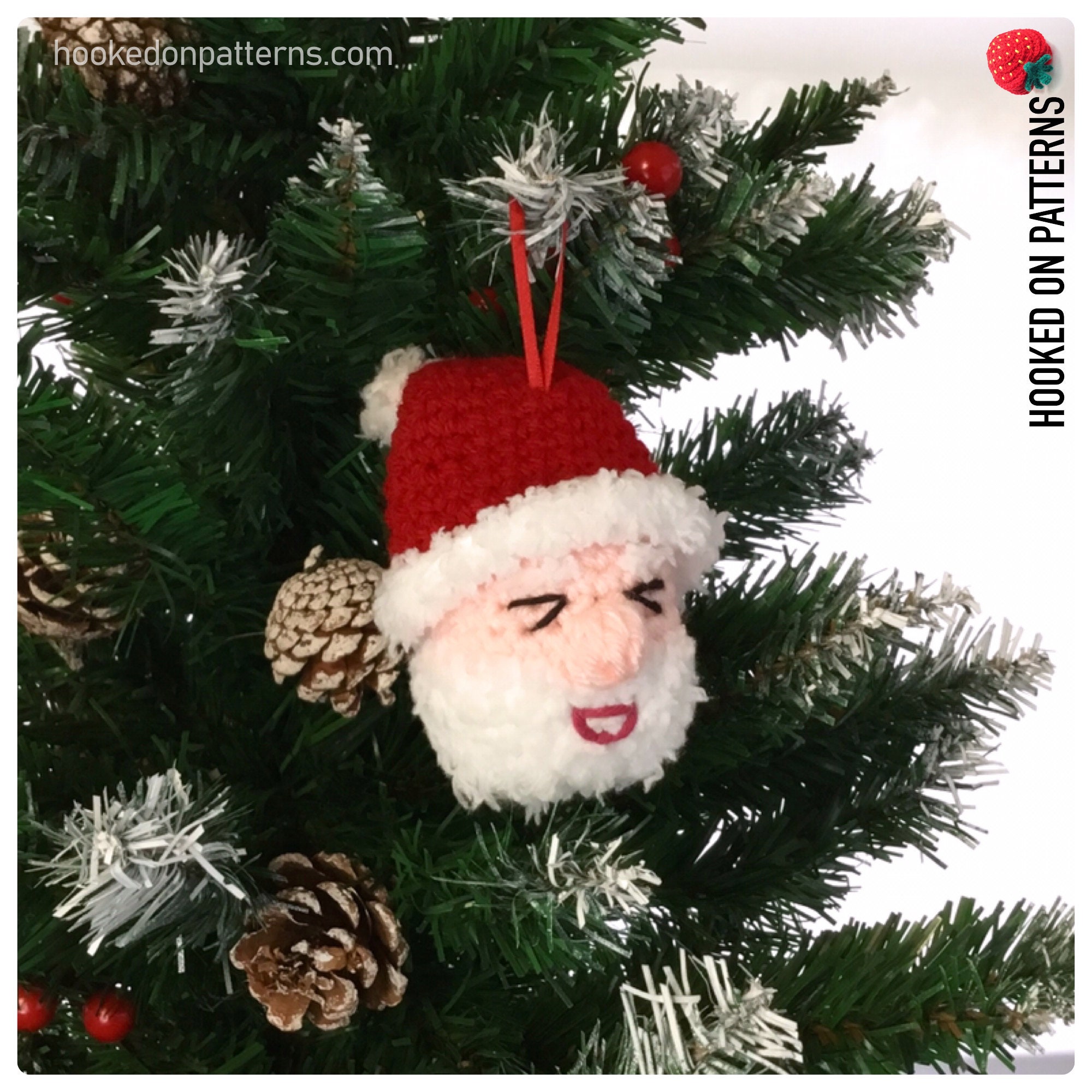 Crochet Santa Bauble Pattern PDF Pattern Digital Download - Etsy UK