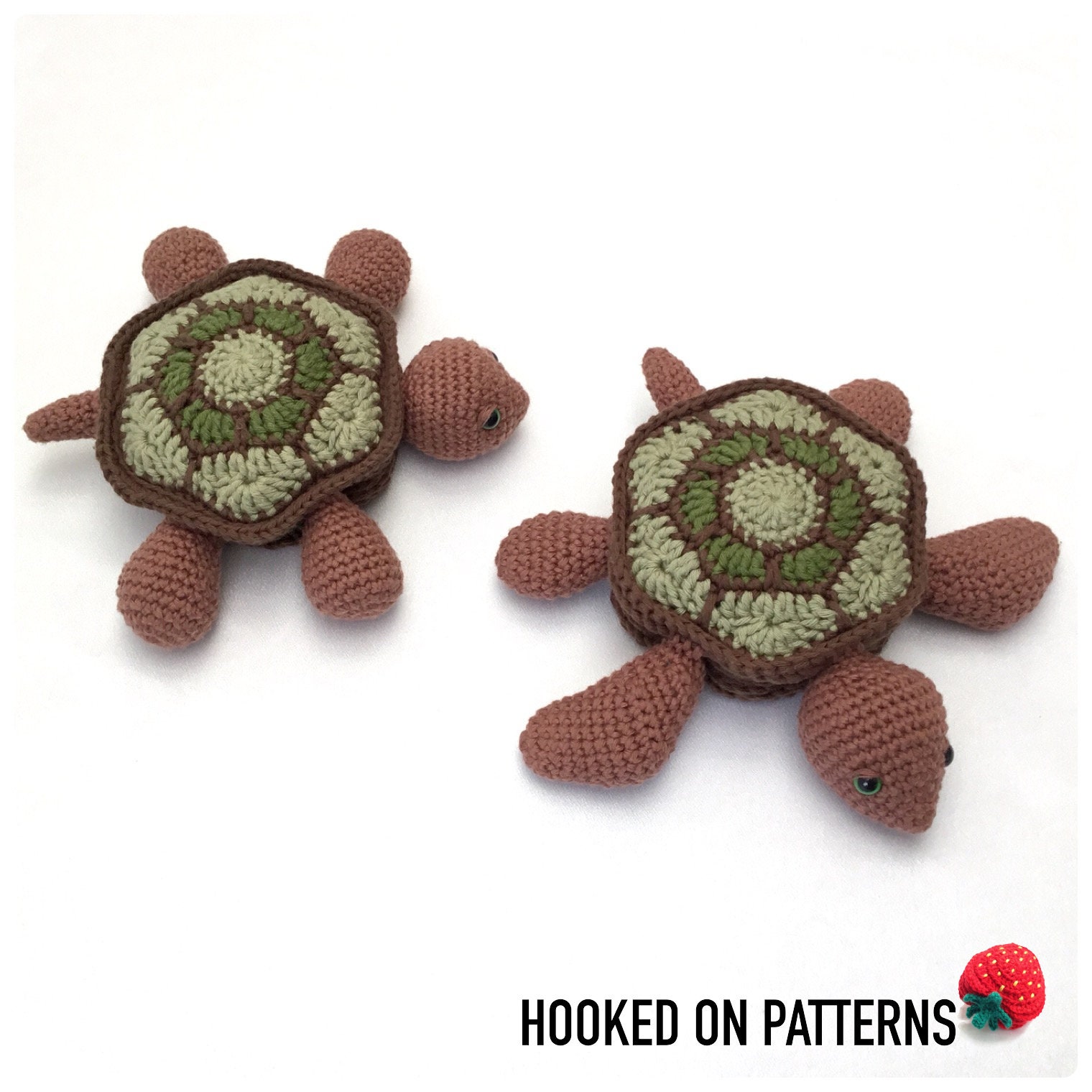 Sewing & Fiber Craft Supplies & Tools Crochet Turtle Coaster PDF ...