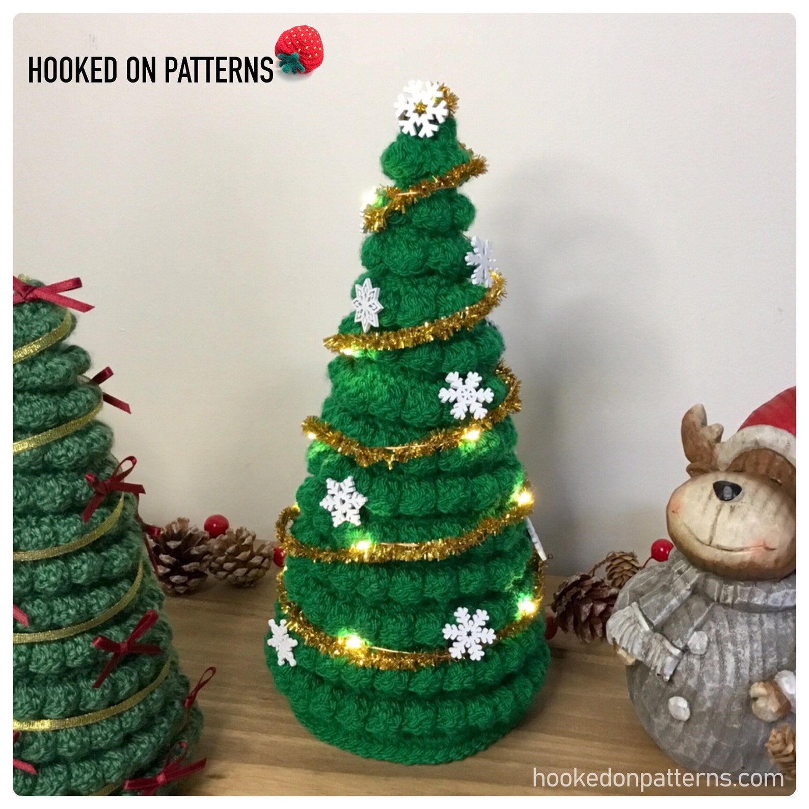 Mini Christmas Tree Crochet Pattern - Tabletop Ornament (PDF Download ...