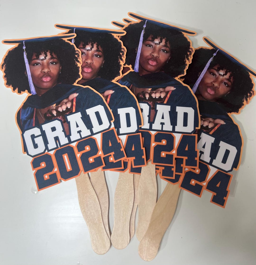 Custom Graduation Fans - Etsy
