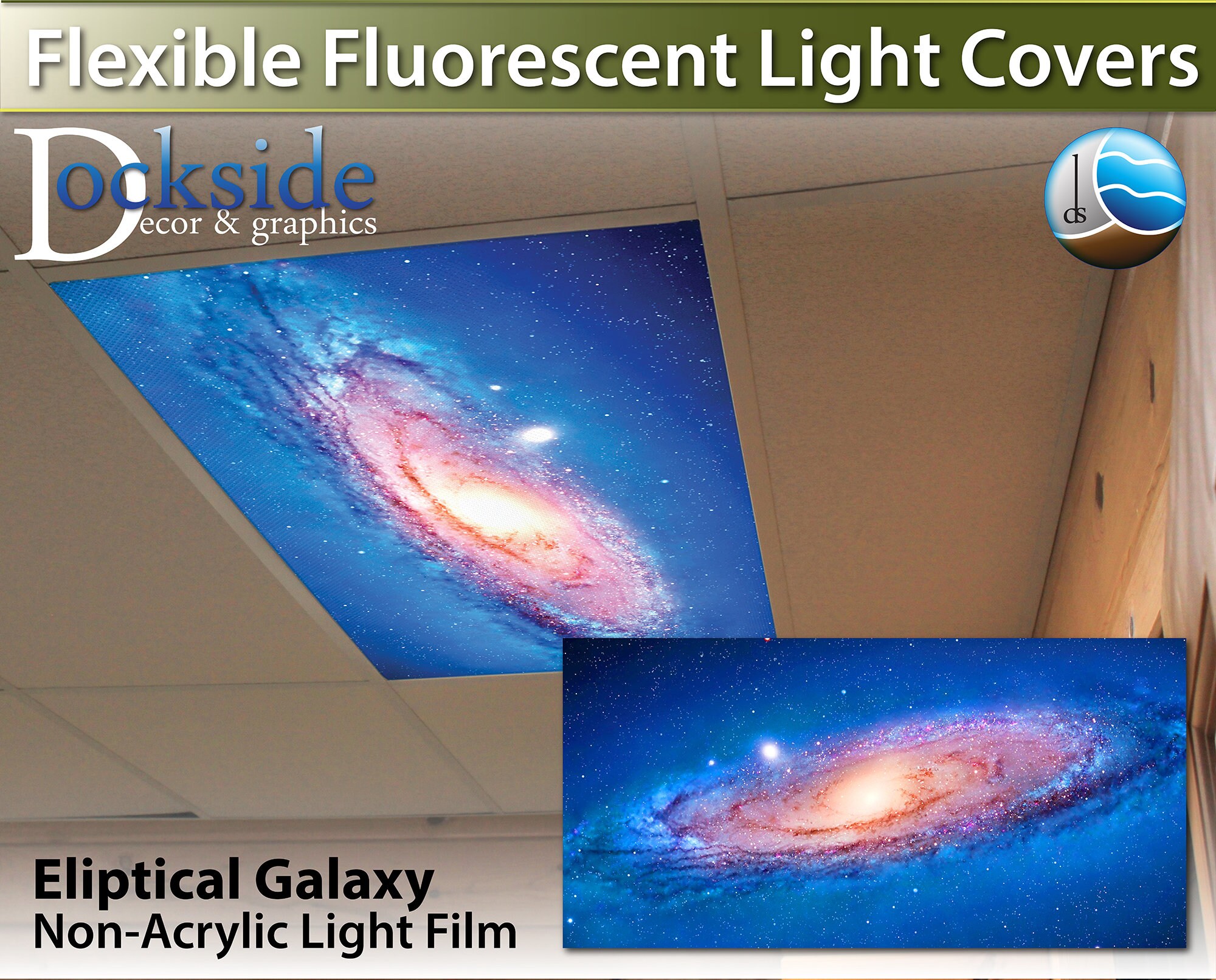 Lighting Planet Aurora Flexible Fluorescent Light Cover Films Skylight ...