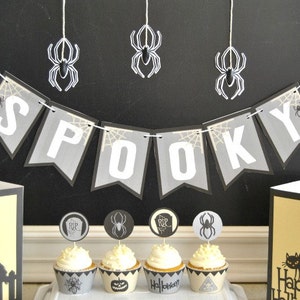 PDF: Spooky Halloween Banner, Halloween Bunting, Halloween Decor ...