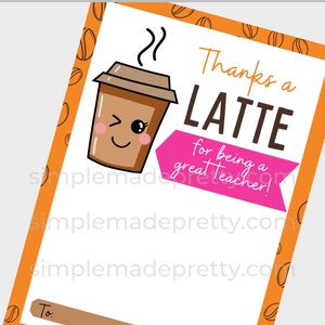 PDF: Teacher Appreciation - Donut Coffee Gift Card Holder - Teacher ...
