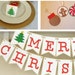 PDF: Christmas Printables, Christmas Banner, Christmas Bunting ...