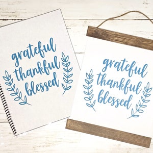 PDF: Pretty Grateful - A Printable Gratitude Journal With Daily ...