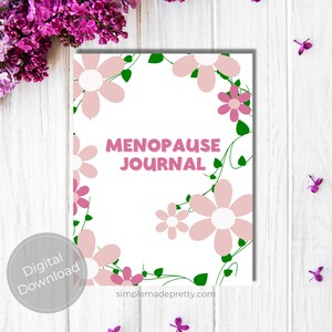 Menopause Journal, Menopause Binder, Menopause Notebook, Perimenopause ...
