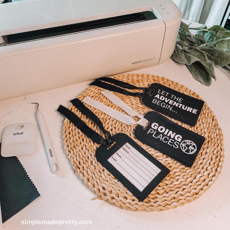 Laser Cut Luggage Tags SVG Bundle | DIY Travel Tags - Etsy