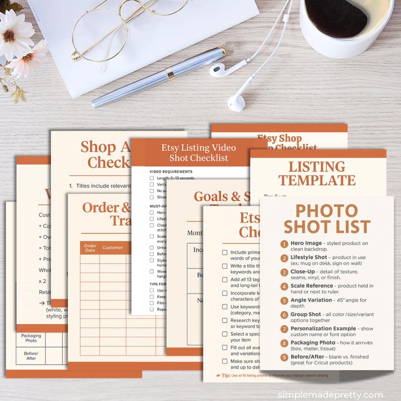 Etsy Success Starter Pack | Printable Business Tools for Craft Sellers ...