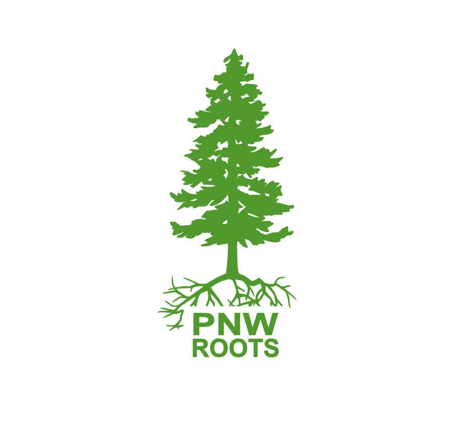 PNW Tree Sticker Vinyl Decal Pacific Northwest Oregon | Etsy