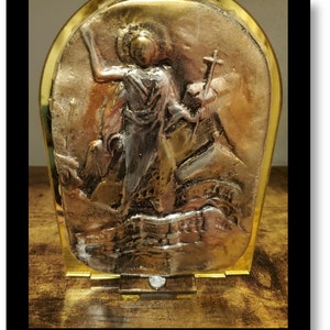 Life of Jesus Byzantine Styled Reliquary Stone From Tomb of Jesus ...