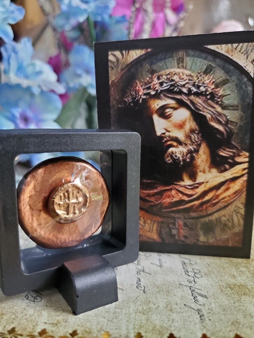 Byzantine Styled Pilgrim True Cross Clay Token Reliquary Made From ...