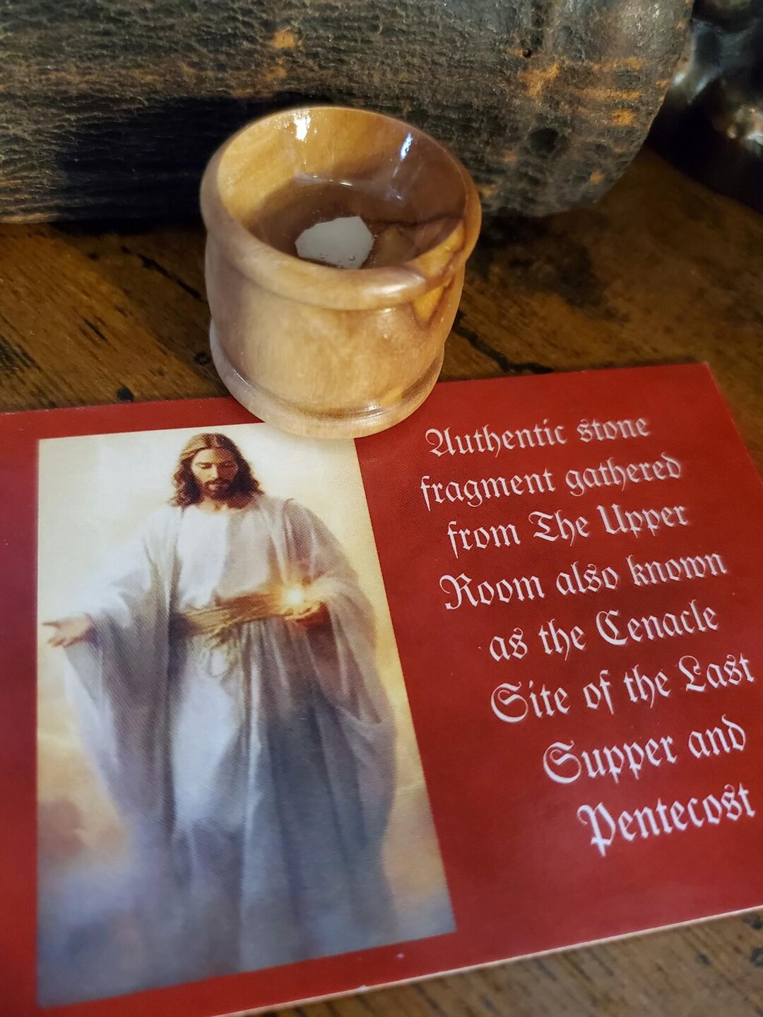 Stone Gathered From the Upper Room Cenacle Site of Last Supper ...