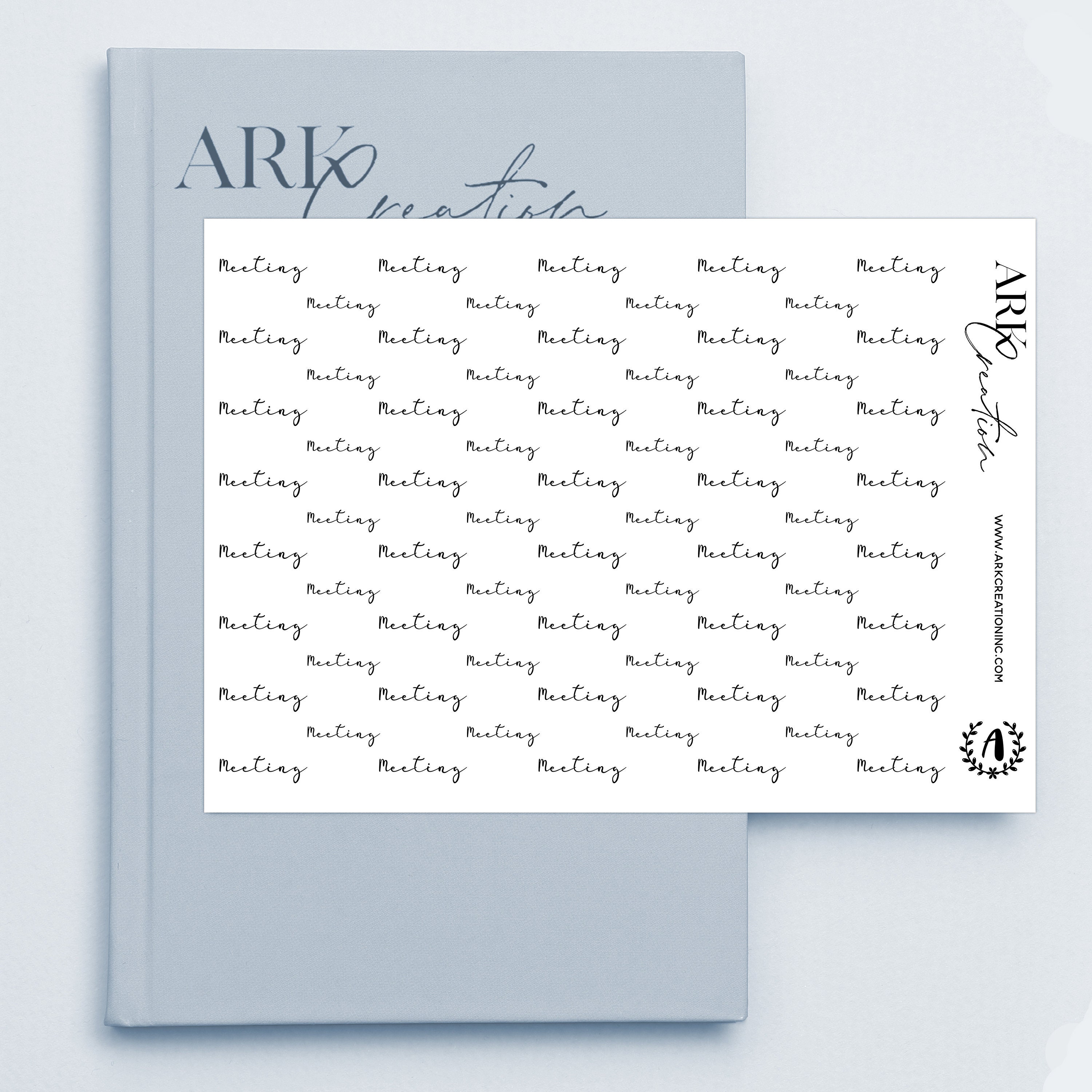 Custom Word Stickers | Custom Text | Personalized Labels for Planners ...