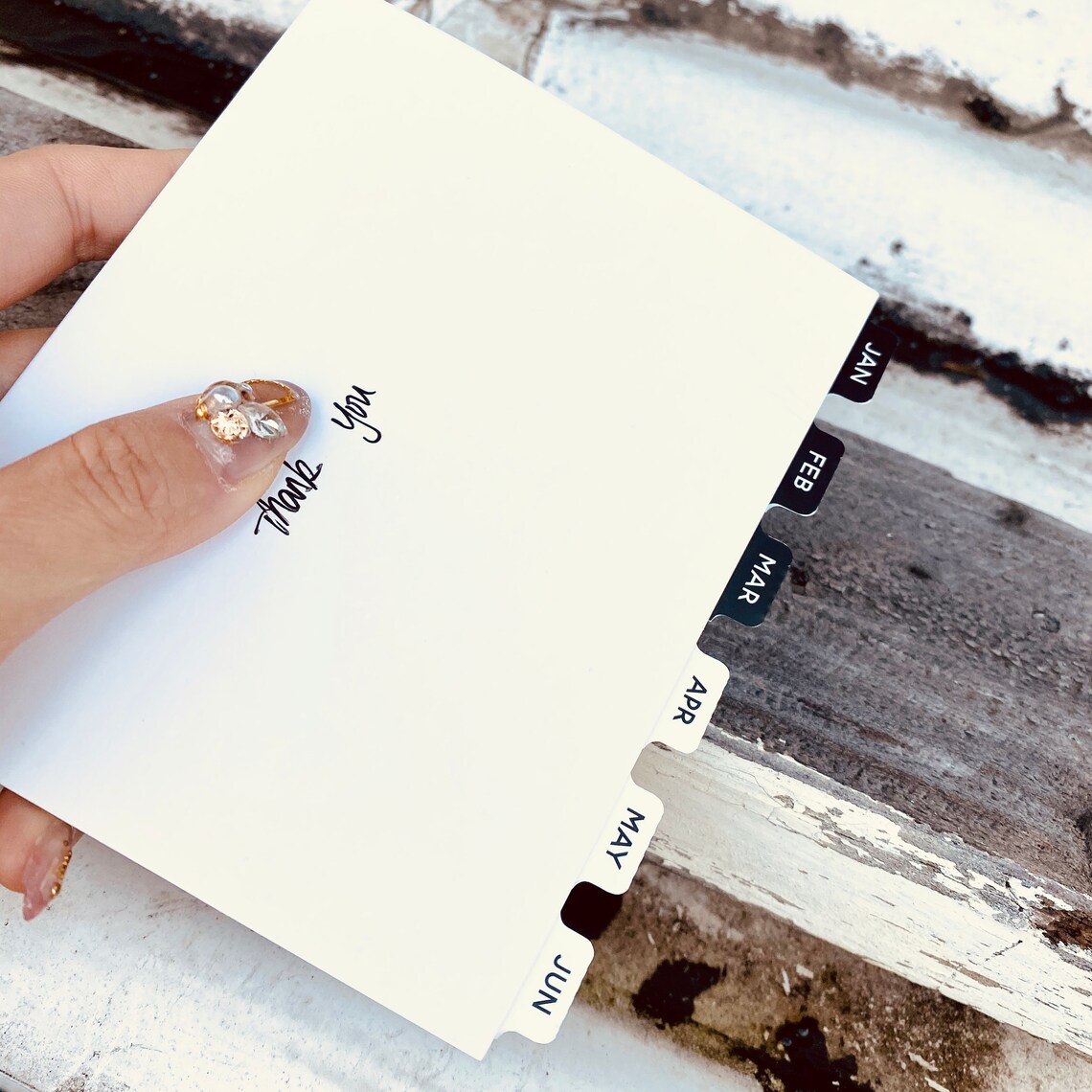 Monthly Divider Tabs Bullet Journal Binder Tabsplanner - Etsy