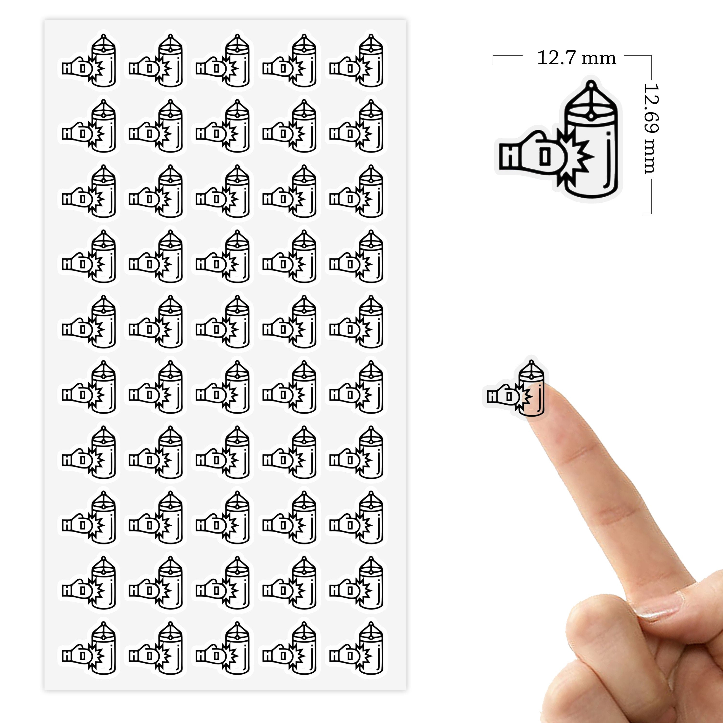 50 Boxing Stickers Sandbag Sticker Erin Condren Happy - Etsy