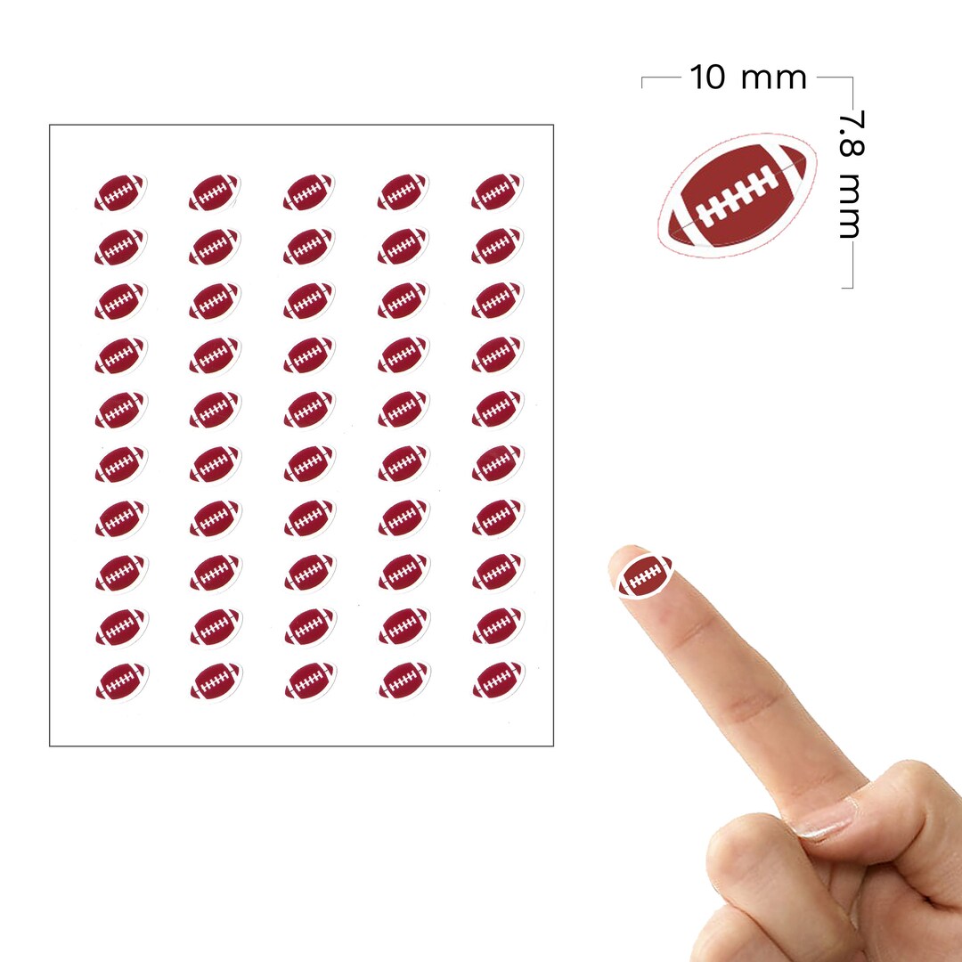 50 Football Game Planner Stickers | Happy Planner | Sports Sticker ...